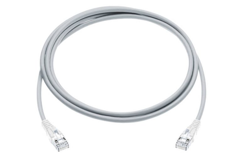 Patch Cord EL Cat. 6A, U/FTP, 4P, LSZH, gray, RJ45/s-RJ45/s, 1.5 m – CSU